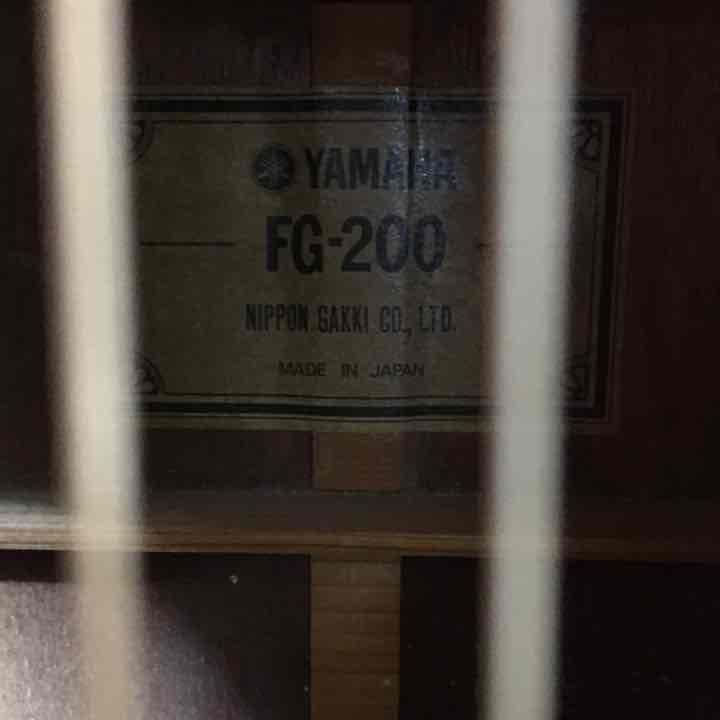 YAMAHA FG200 アコースティックギター