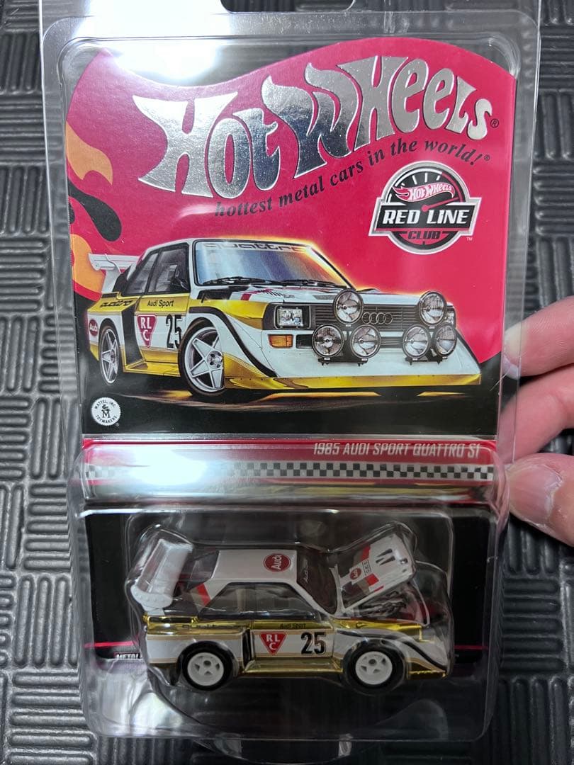 ミニカー Hotwheels RLC 1985 Audi Sport Quattro S1