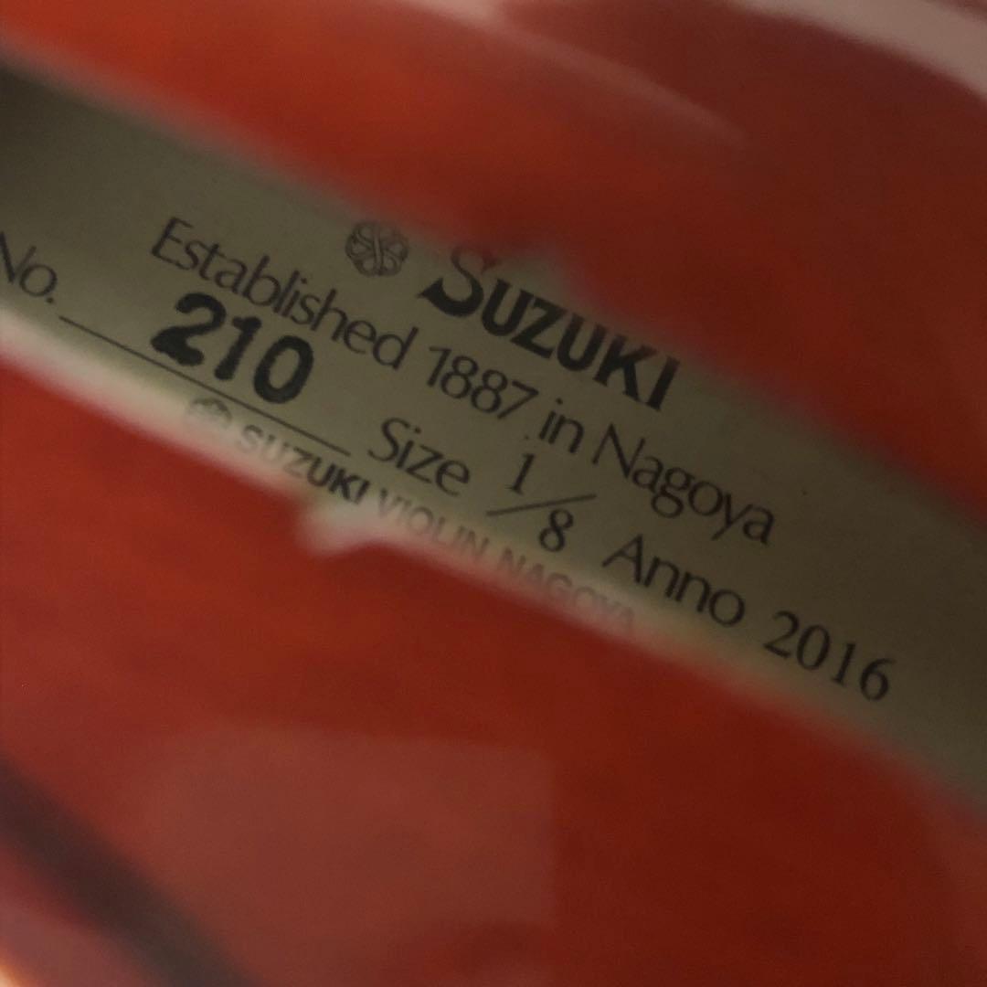 送料込★良品★SUZUKI VIOLIN No.210 1/8 2016年製