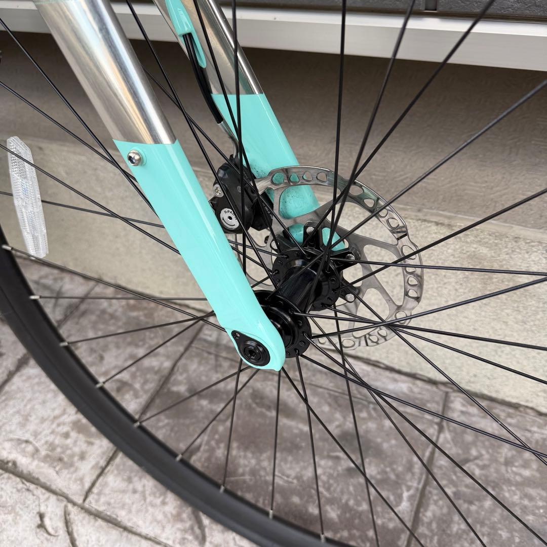 パ*ん様 BIANCHI VIANIRONE7DISC チェレステ/チタニウムシ