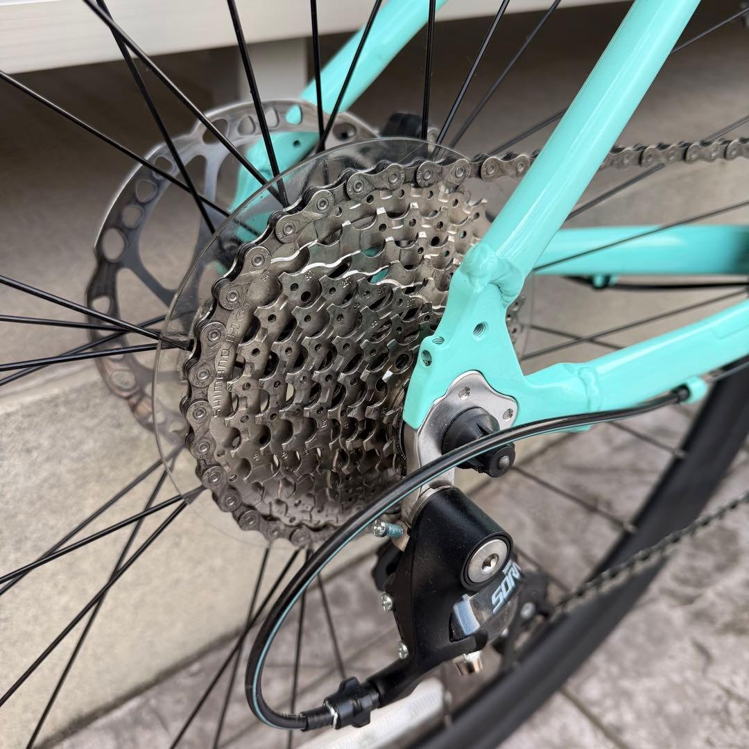 パ*ん様 BIANCHI VIANIRONE7DISC チェレステ/チタニウムシ