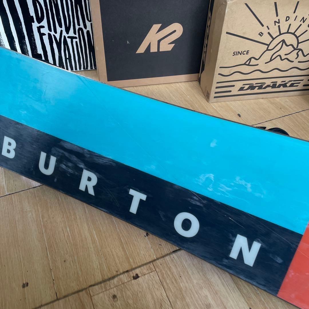 BURTON×FLOW　バートン　スノーボード　フロー　バインディング付