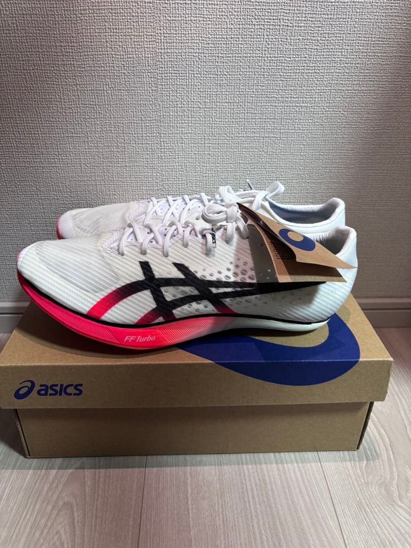 asics メタスピードSP 27.0cm ホワイト/ブラック/レッド