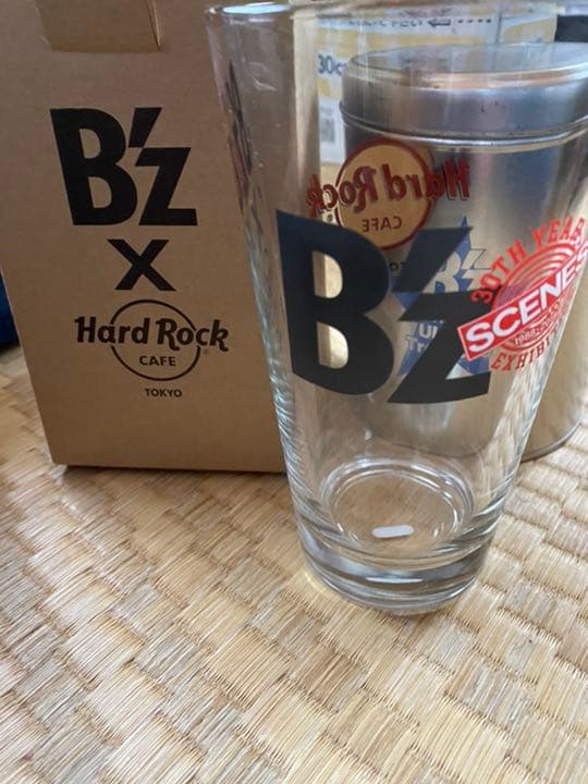 B'z Hard Rock Cafe パイントグラス　新品未使用