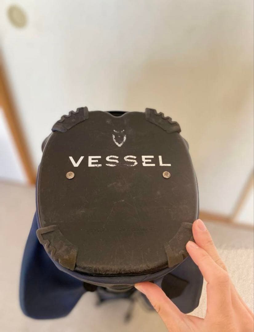 Vessel スタンド式ゴルフバッグ ネイビー