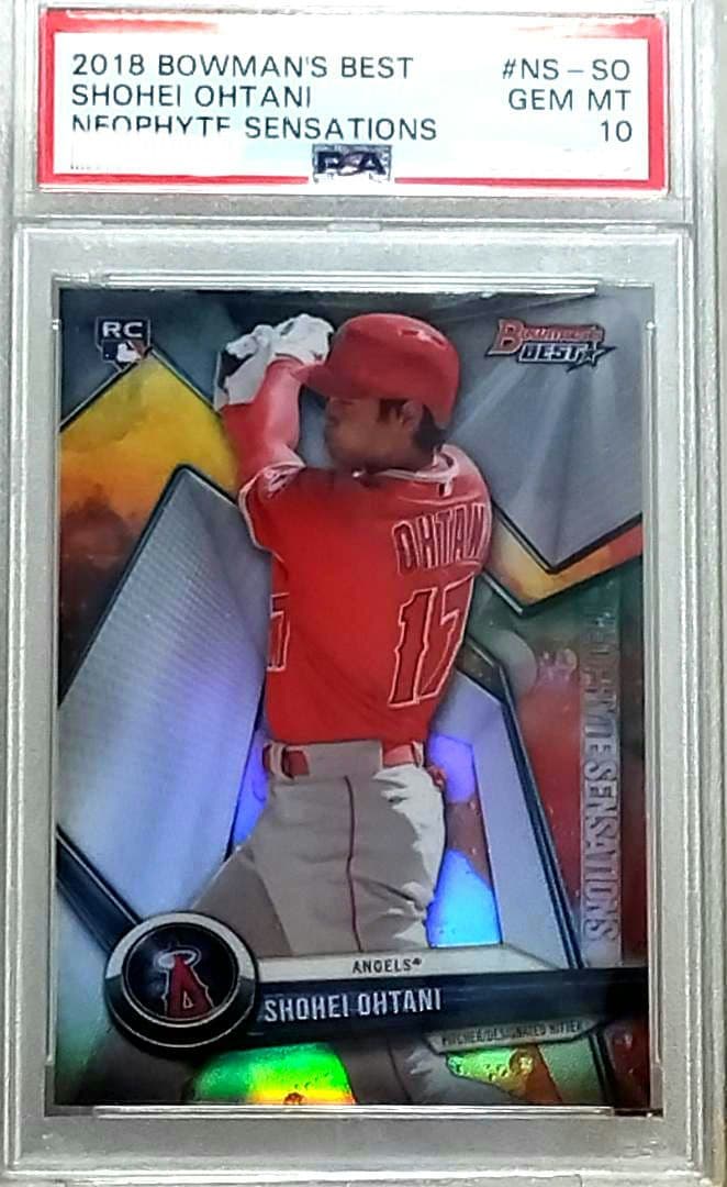 大谷翔平　PSA10　2018 ToppsBowmanBest 　ルーキーカード