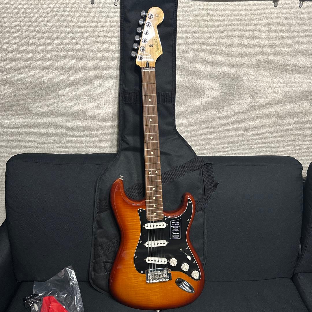 ギター Player Stratocaster Plus Top PF TBS