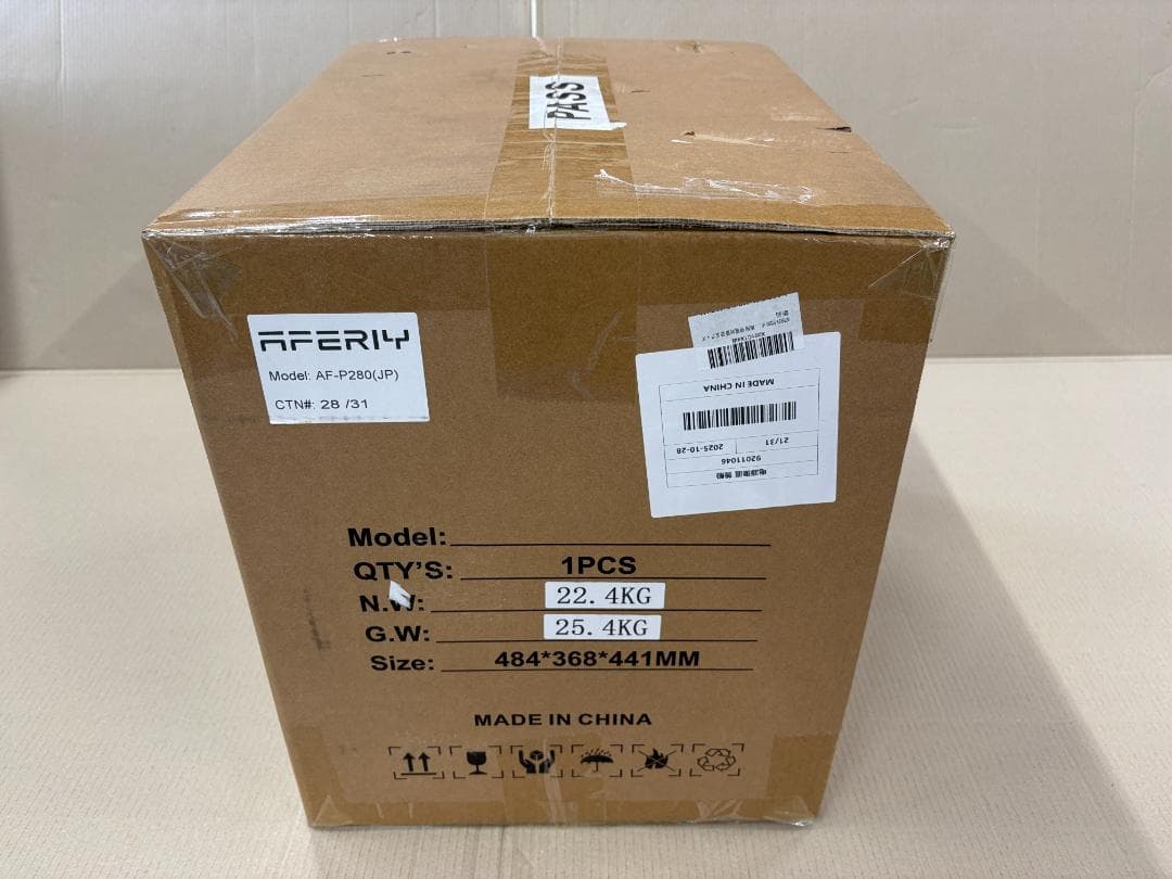 AFERIY P280 ポータブル電源 2048Wh 10240Ｗhまで拡張可能