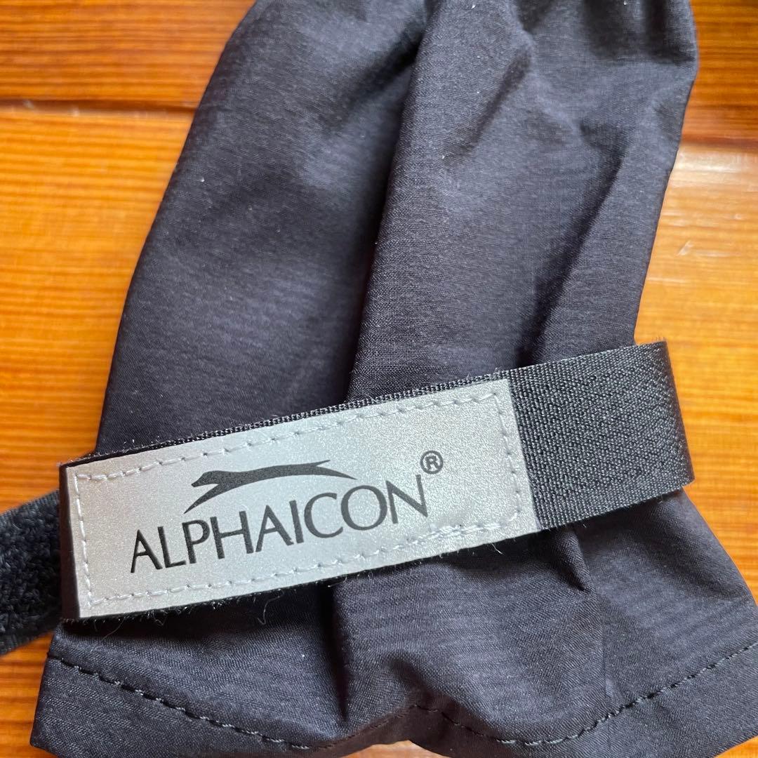 ALPHAICON 犬用レインカバー ブラック 4個セット M