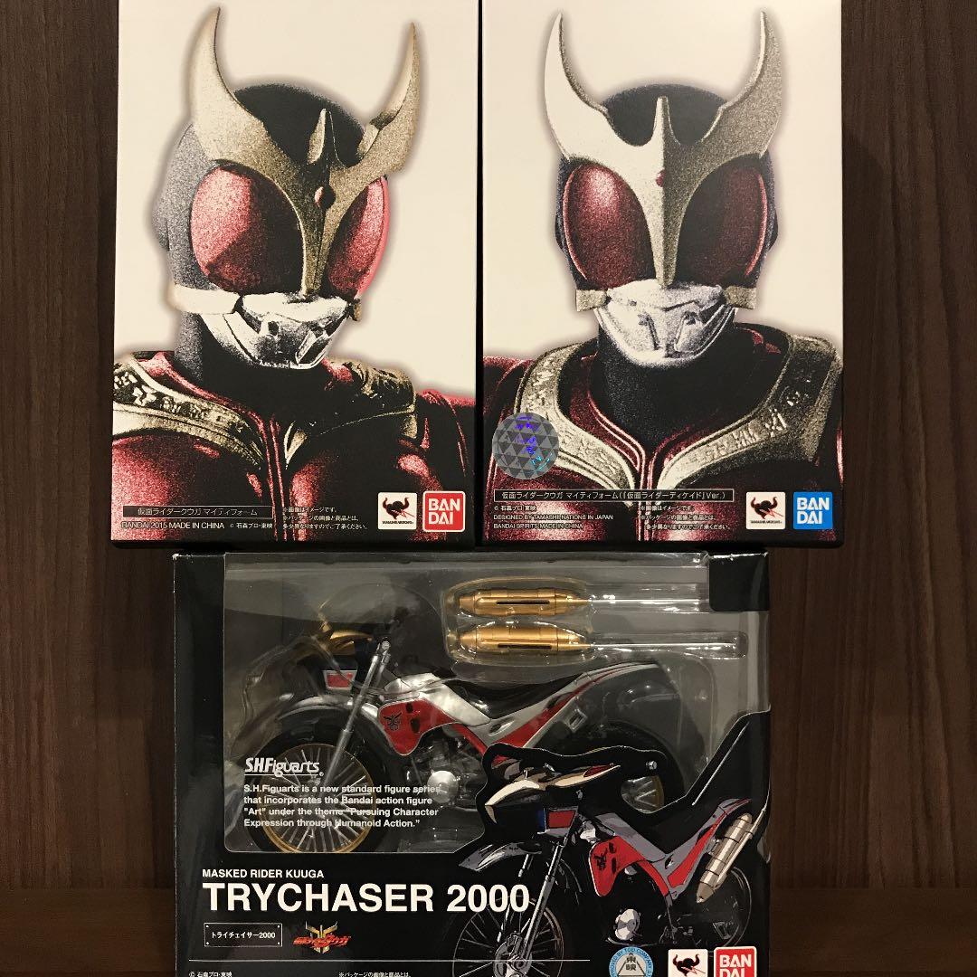 S.H.Figuarts真骨彫仮面ライダークウガ&Dver&トライチェイサー3種