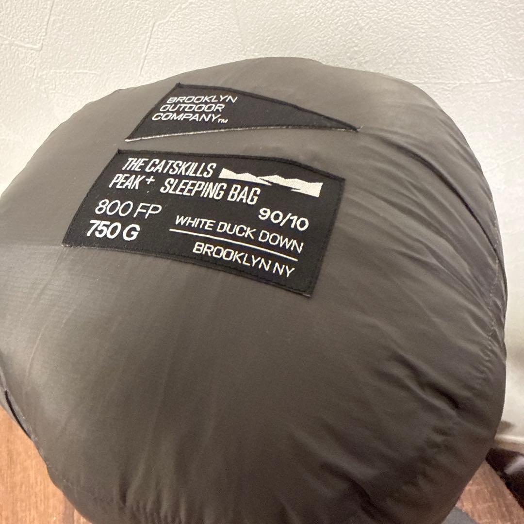 BROOKLYN OUTDOOR COMPANY 寝袋 800FP 750g