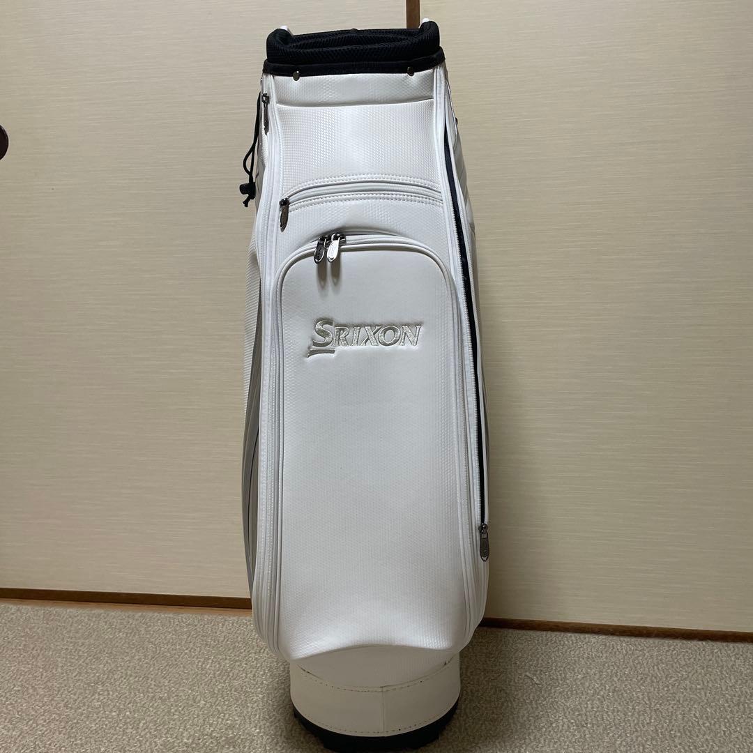 【新品未使用】Srixon スリクソン　ホワイト キャディバッグ