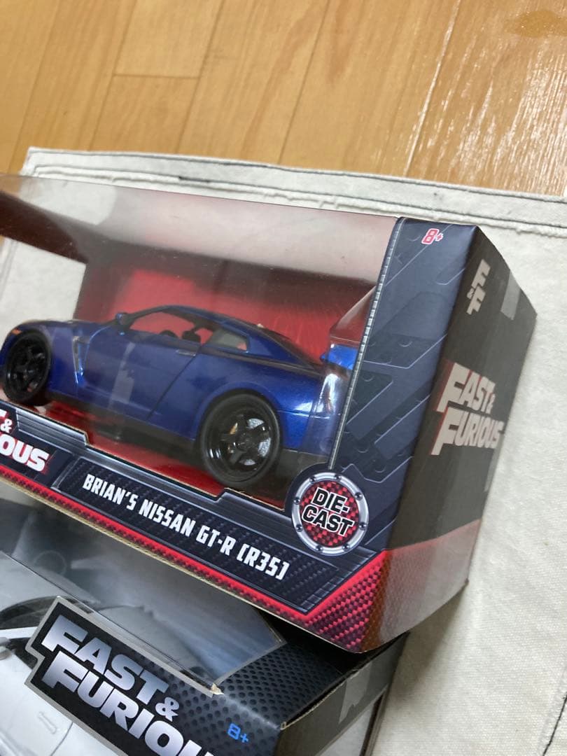 FAST & FURIOUS ブライアンのGT-Rとスープラ2台セット1/24