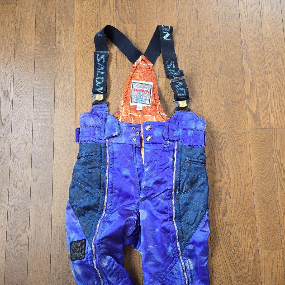 1990年代ヴィンテージ◆SALOMON◆ スキーウェア 上下セット 中古LL