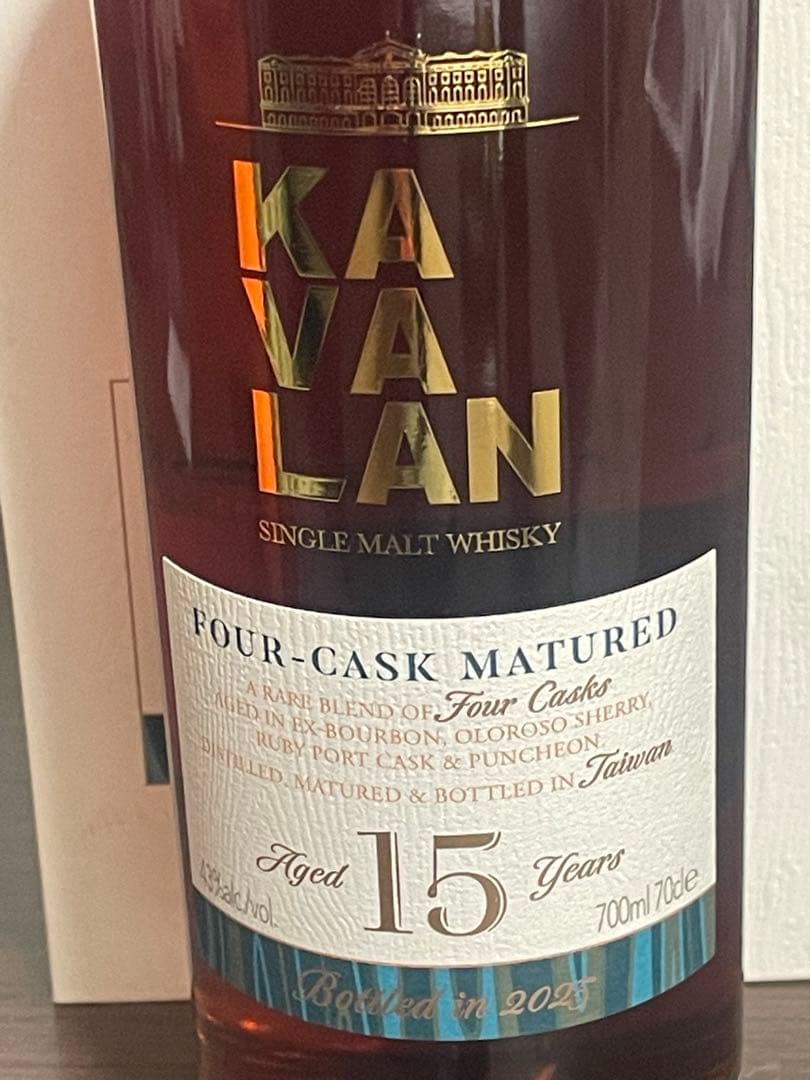 カバラン　KAVALAN FOUR CASK MATURED 15年 700ml