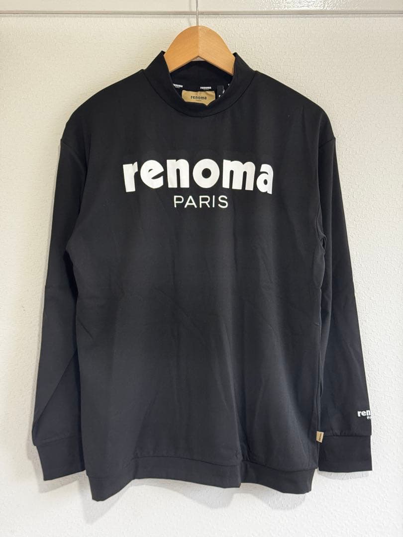 メンズウェア RENOMA GOLF BASIC LOGO MOCKNECK LS M