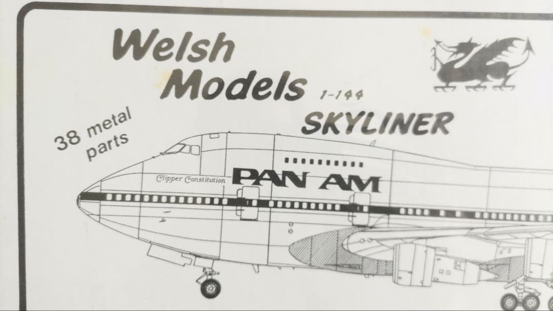 Welsh Models 1/144 B747/SP パンナム