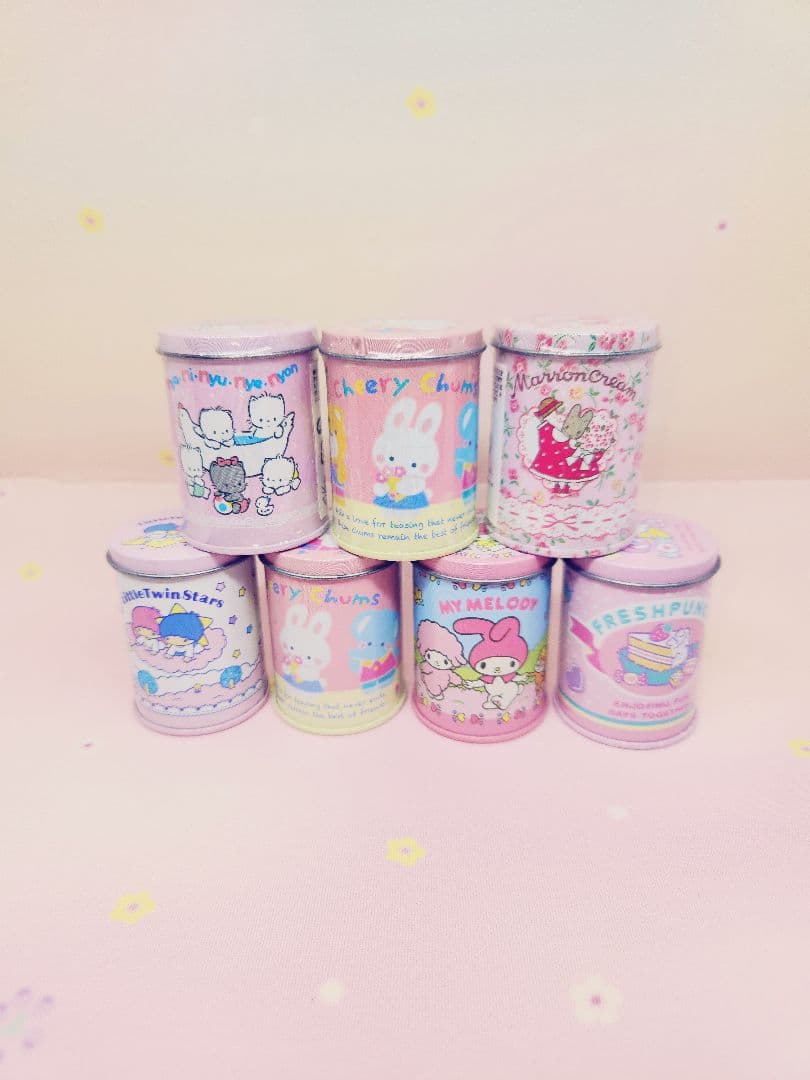 サンリオ　ミニ缶入りシール　マイメロ　Sanrio　キキララ　マロンクリーム