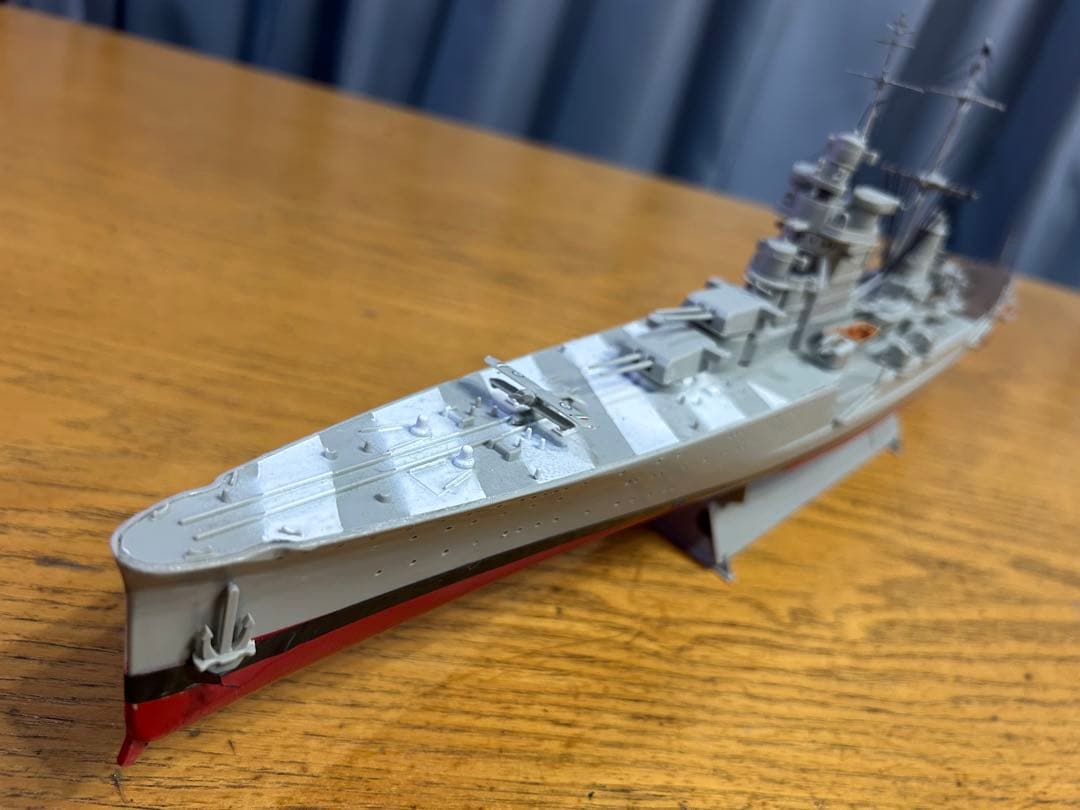 イタリア高速巡洋艦ポーラ1/350サイズ精密製作、完成品送料込み販売
