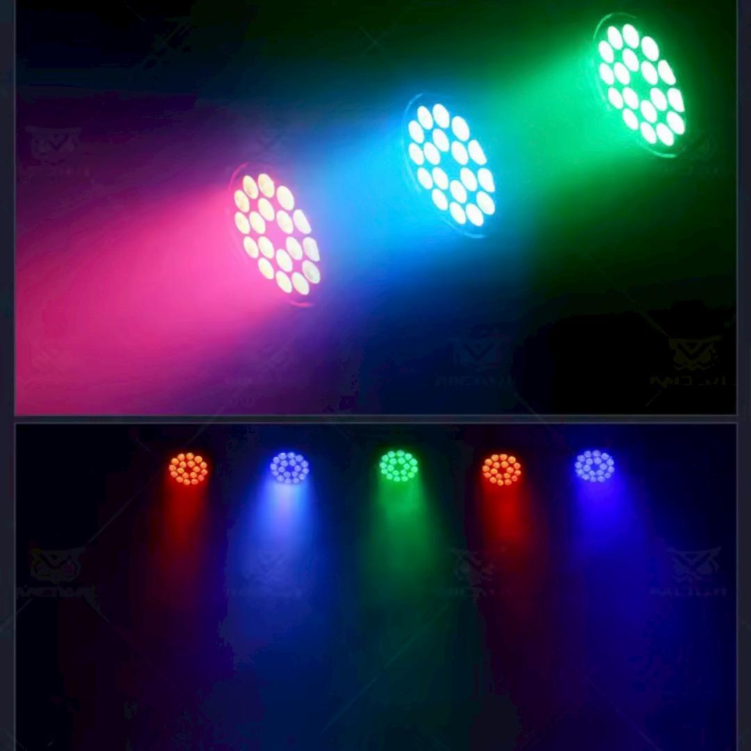 防水LEDパーライト 324w RGB+WA+UV 2台