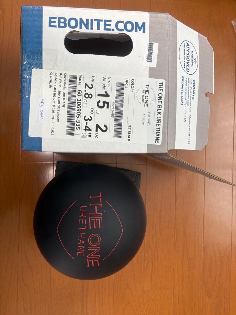 Ebonite THE ONE URETHANE 15ポンド
