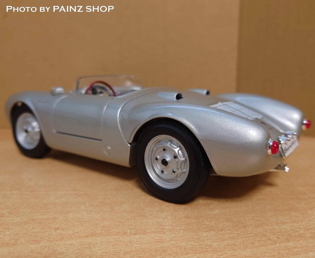 1/18 ポルシェ550A スパイダー 1955 シルバー Porsche