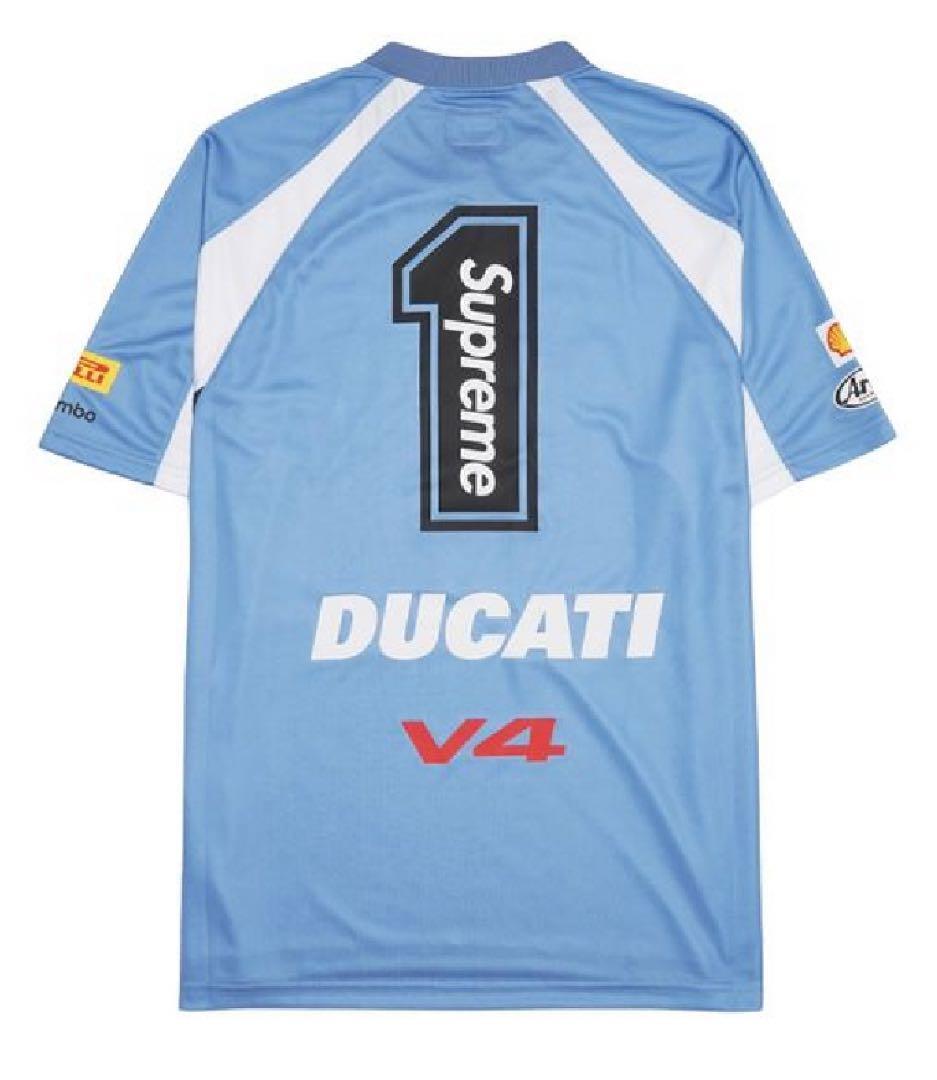 ウェア Supreme x Ducati Soccer Jersey Blue XL