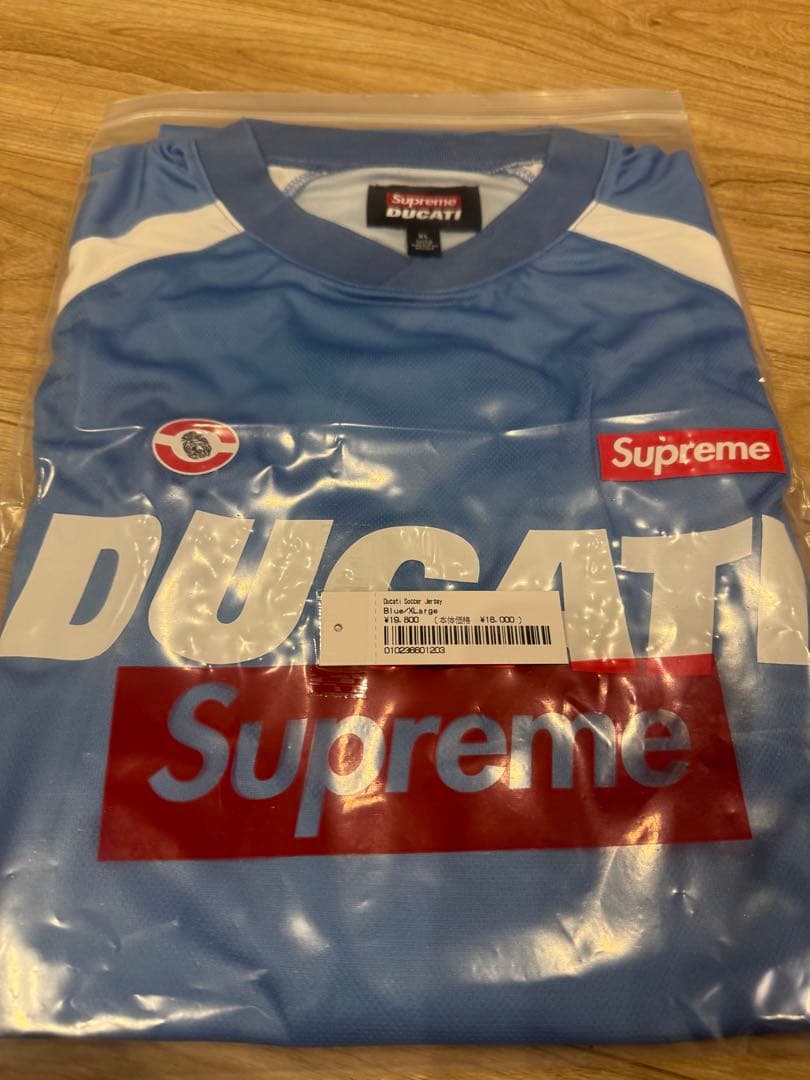 ウェア Supreme x Ducati Soccer Jersey Blue XL