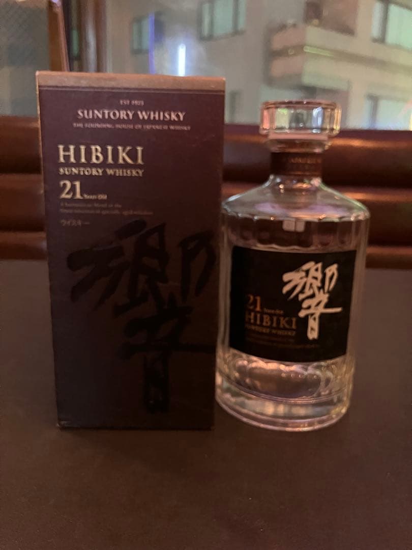 HIBIKI 21年 ウイスキー　空瓶はこ付き
