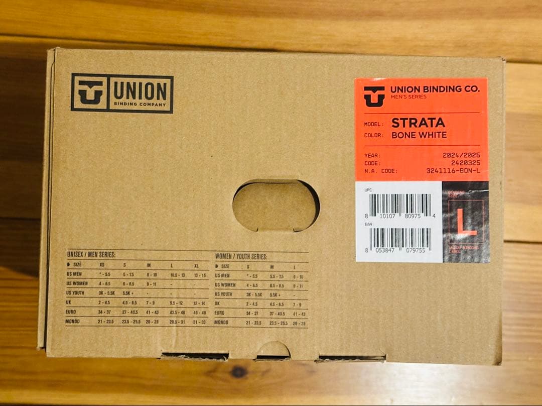 UNION STRATA (ユニオン ストラータ) Lサイズ　1度だけ使用
