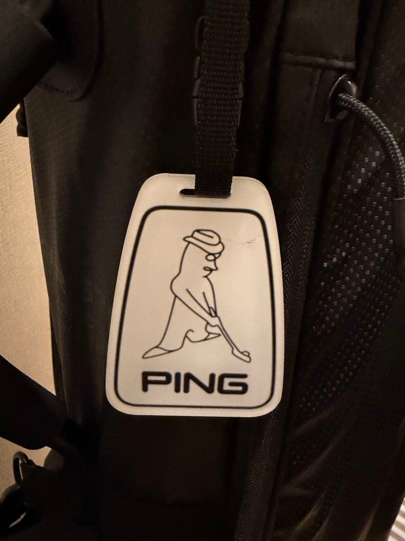 PING ウルトラライトウェイトキャディバッグ ブラック