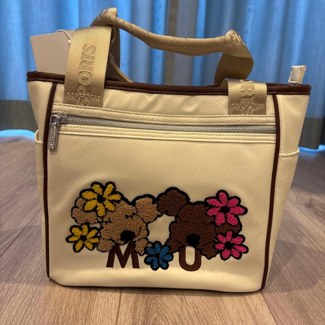 ★2025秋冬新品未使用★MU SPORTS サガラ刺繍ゴルフバッグ 3点セット