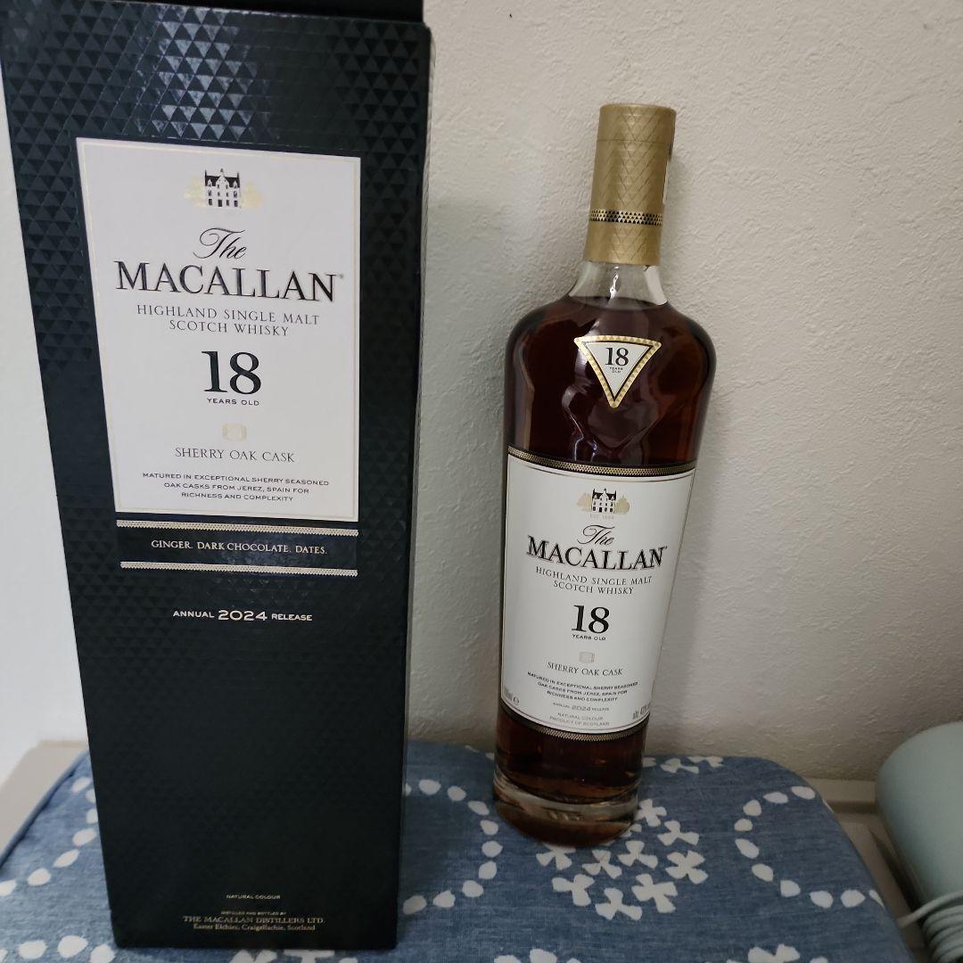 The Macallan 18年 シェリーオーク 2024年