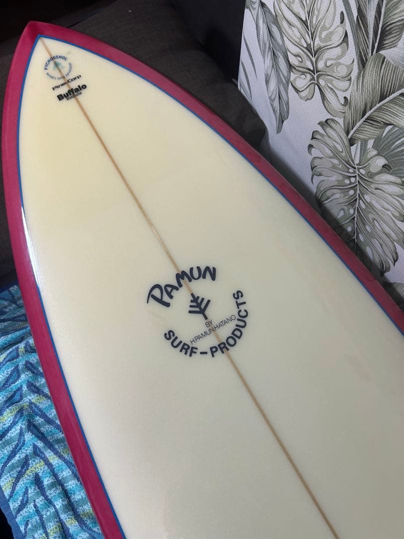 n*o様 【美品】PAMUN SURF-PRODUCTS シングルフィン サーフ