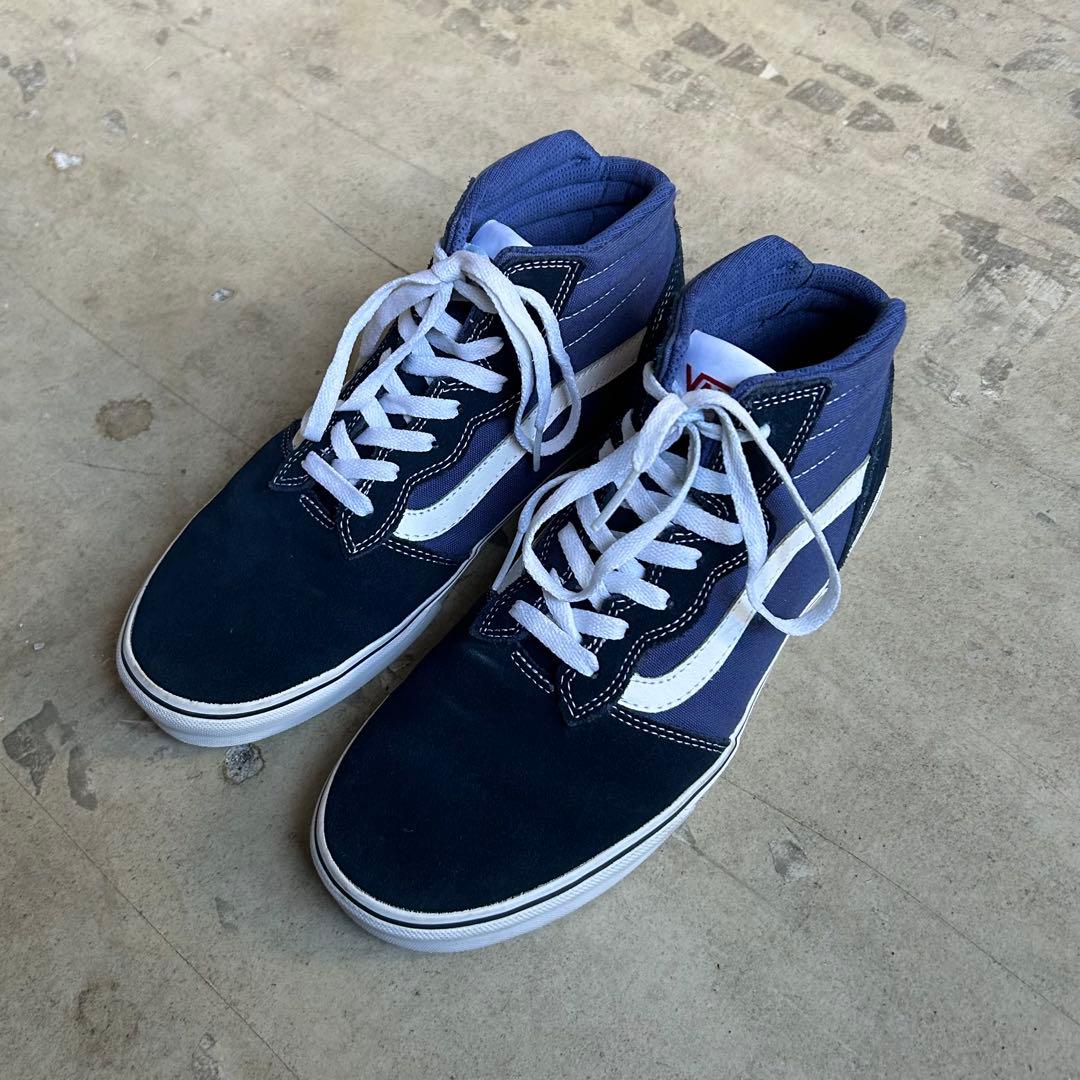 VANS WARD HIGH NAVY スニーカー