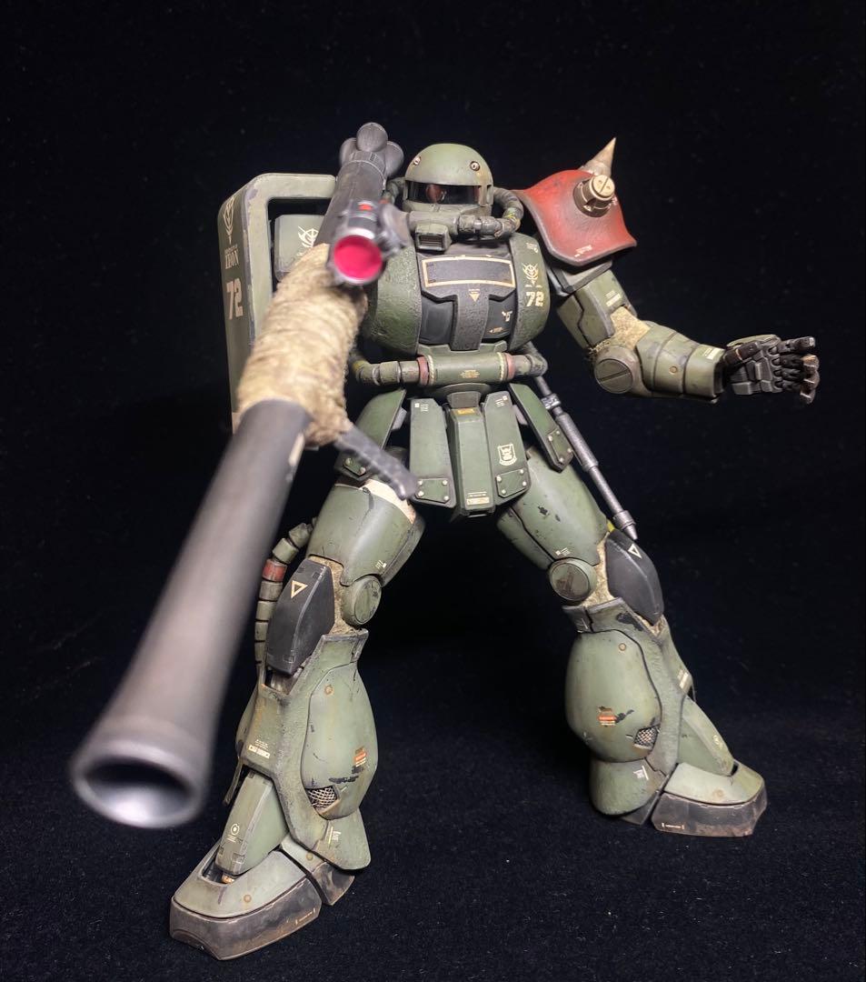 【ガンプラ完成品】　MG ザクⅡ （シャア専用Ver.2）　改修