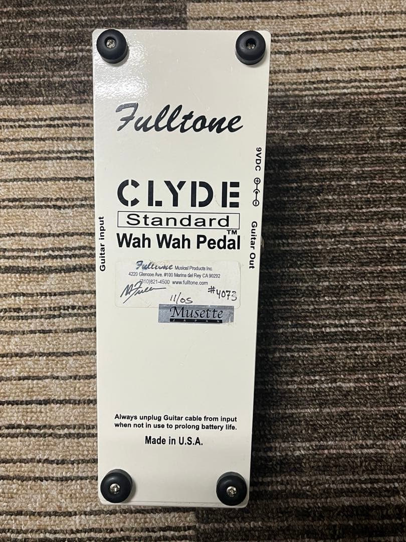 ギター Fulltone Clyde Standard Wah Pedal