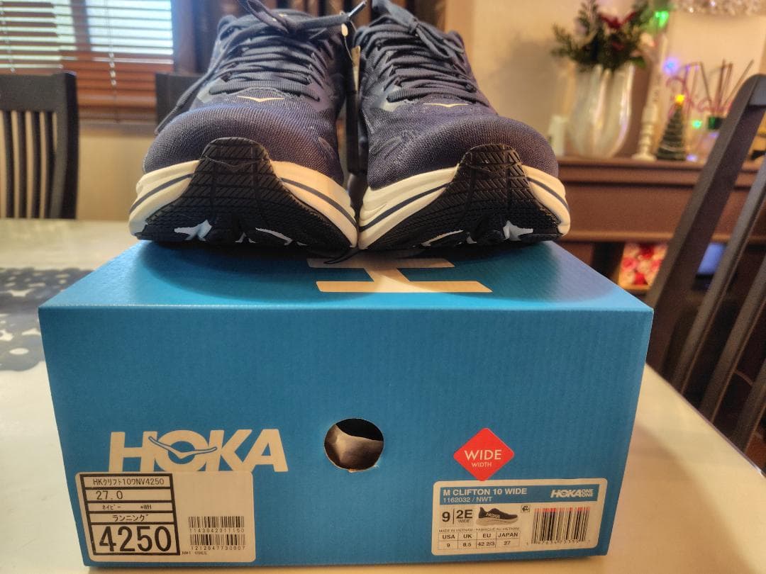 [未使用品] HOKA CLIFTON 10 27cm WIDE
