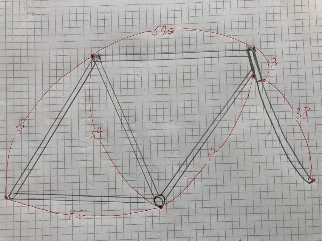 レトロなロードレース自転車 本体