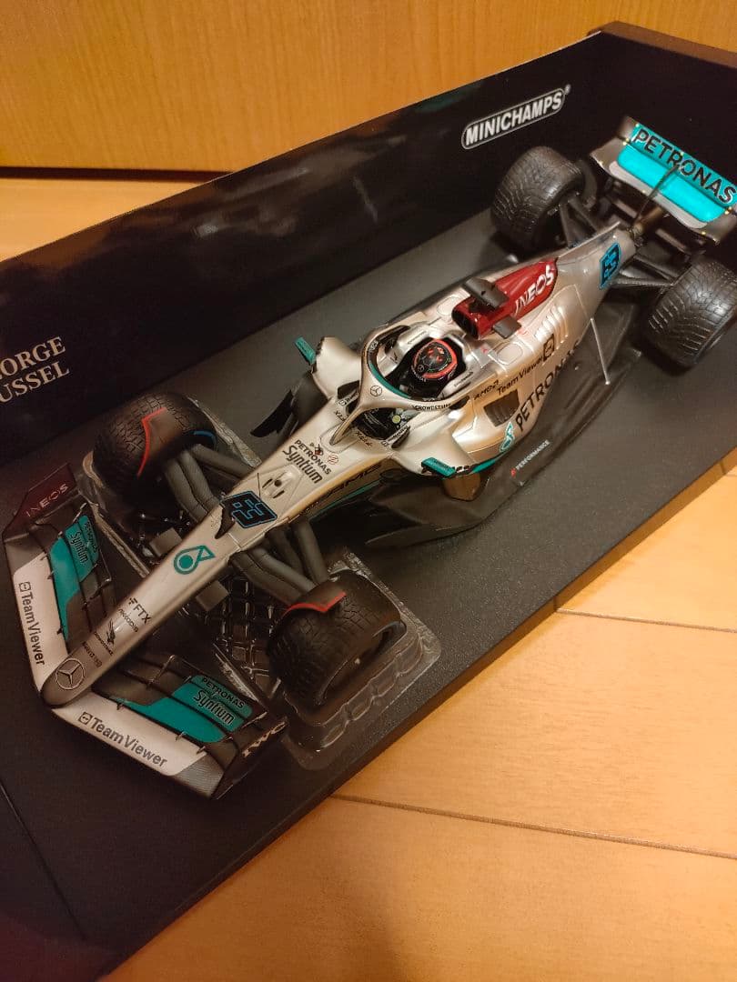 F1ミニカー1/18メルセデスAMG　ジョージラッセル モナコGP2022