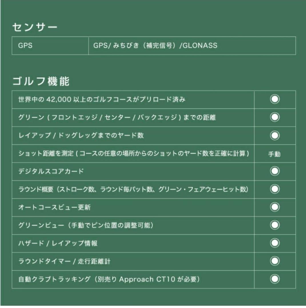 ◆新品◆　GARMIN　APPROACH　S12　GPS　ガーミンゴルフ
