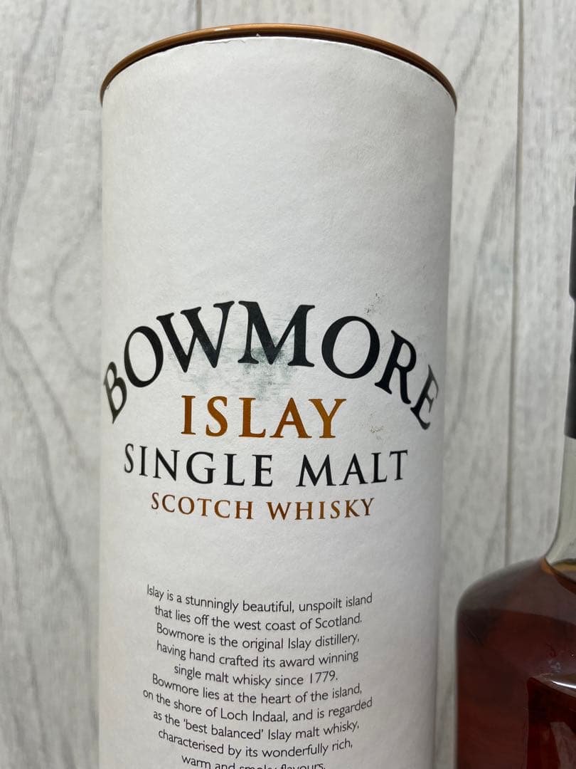 Bowmore 12年 シングルモルトウイスキー　筒