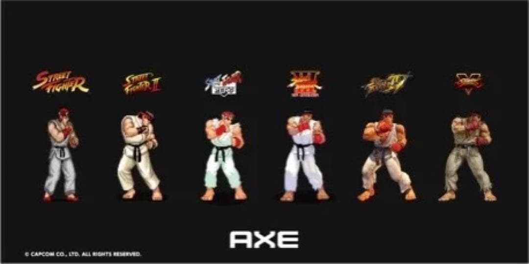 ストリートファイター×AXE 非売品バスタオル