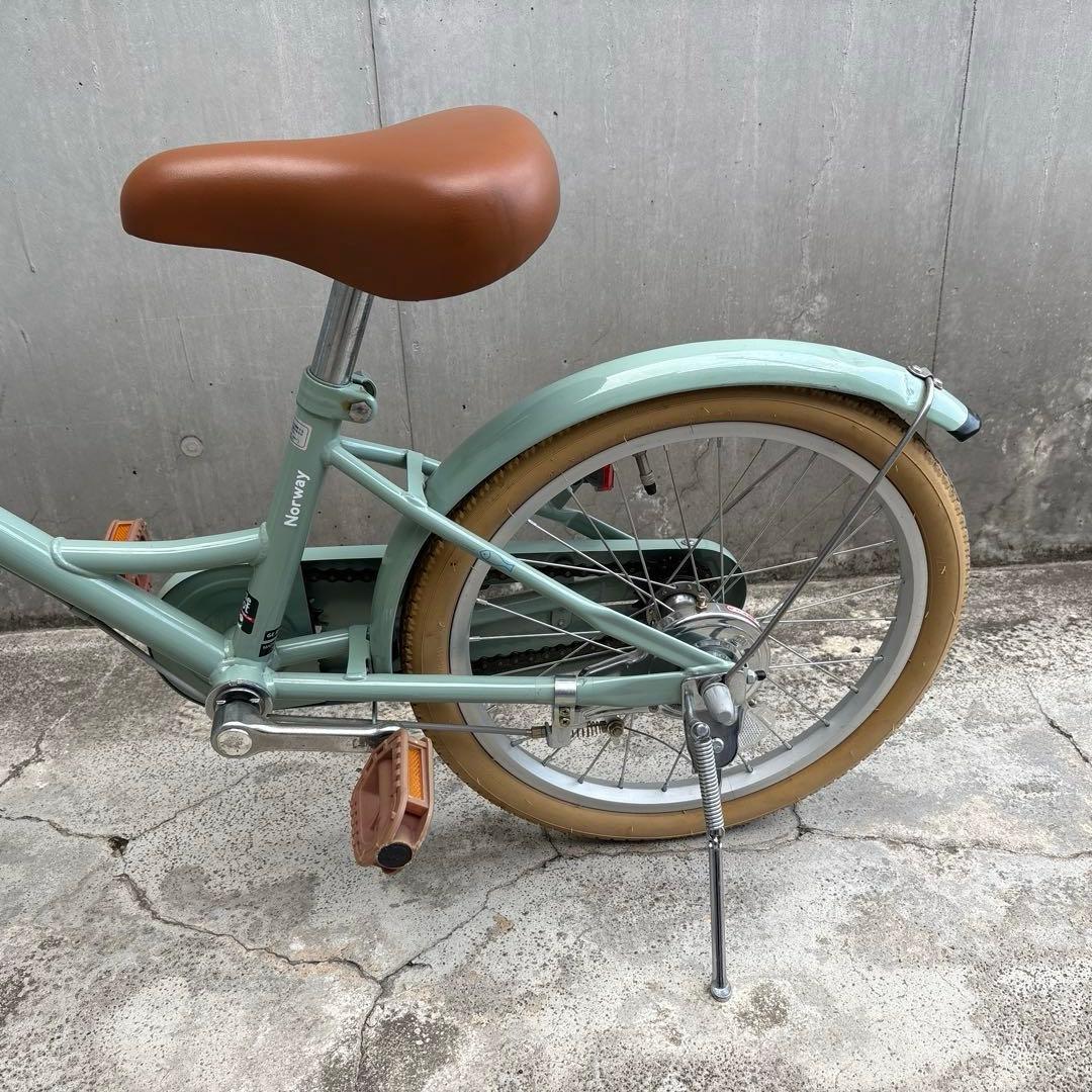 なかこさん専用子供自転車 18インチ Norway MOSS 幼児 カゴ