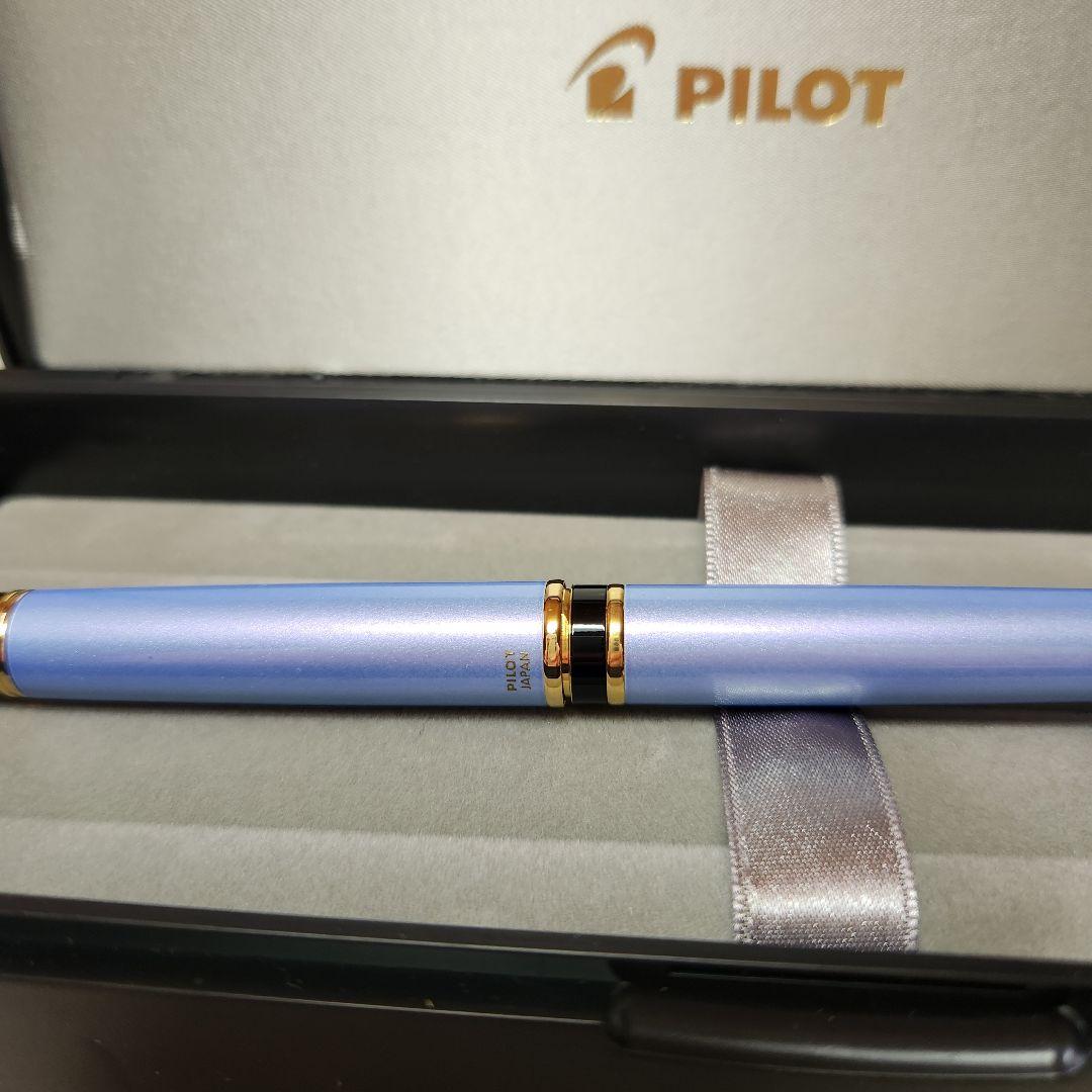 PILOT 万年筆 グランセ パールブルー インク・ケース付き