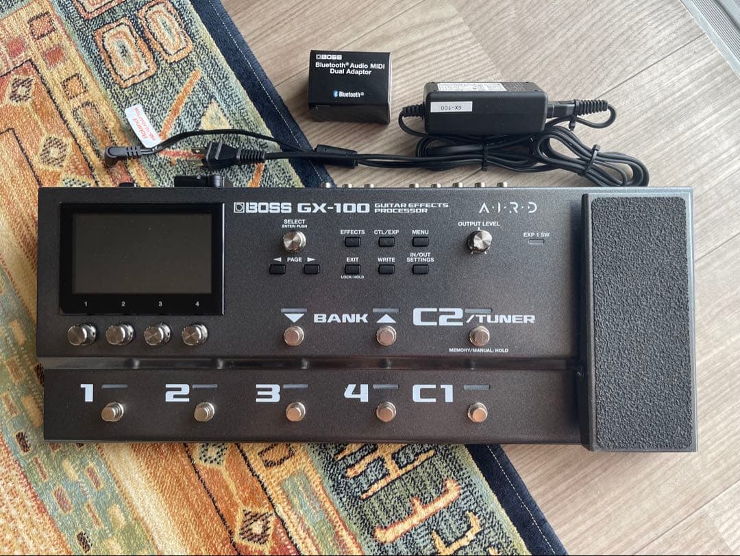 BOSS GX-100 ギターエフェクター　BT-Dual Adaptor付き
