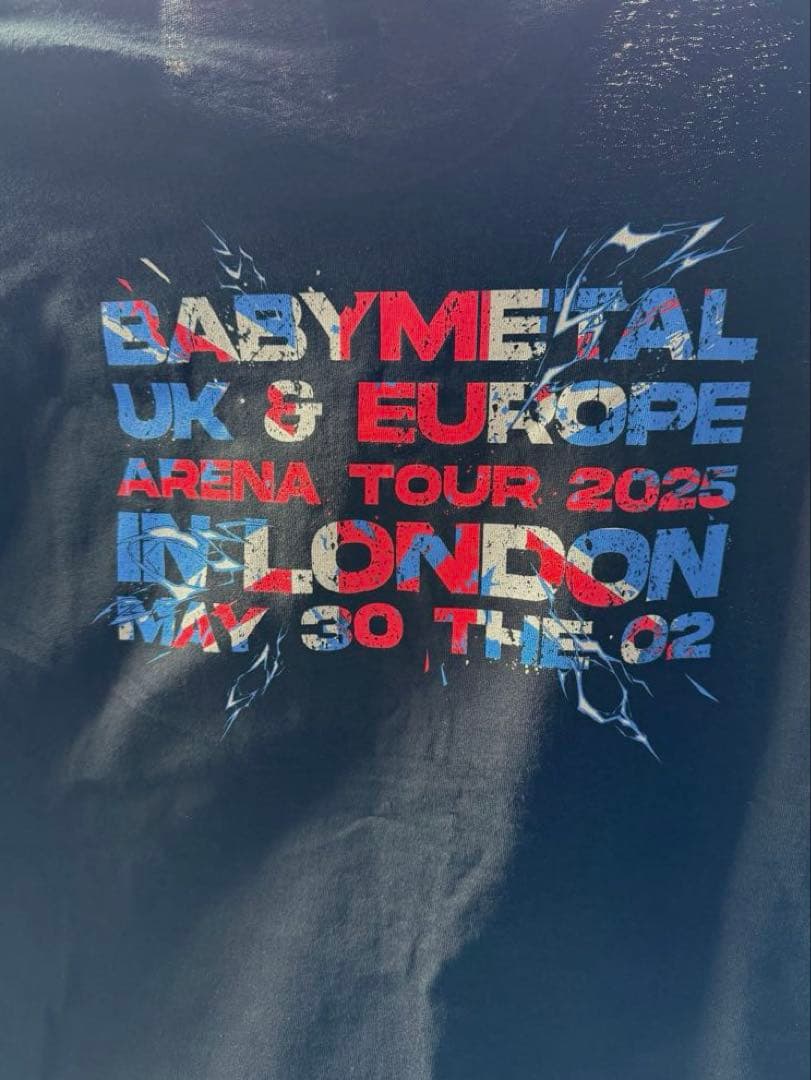 BABYL 2025 ロンドンThe O2公演限定 Tシャツ XL
