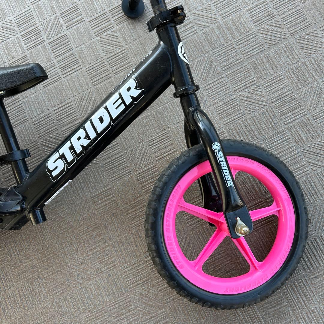 STRIDER バランスバイク SPORT ブラック/ピンク 12インチ