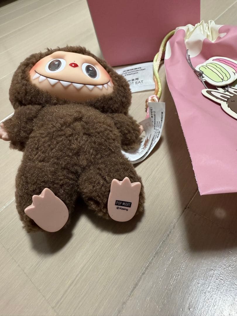 正規品 ラブブマカロン シークレット labubu chestnut cocoa