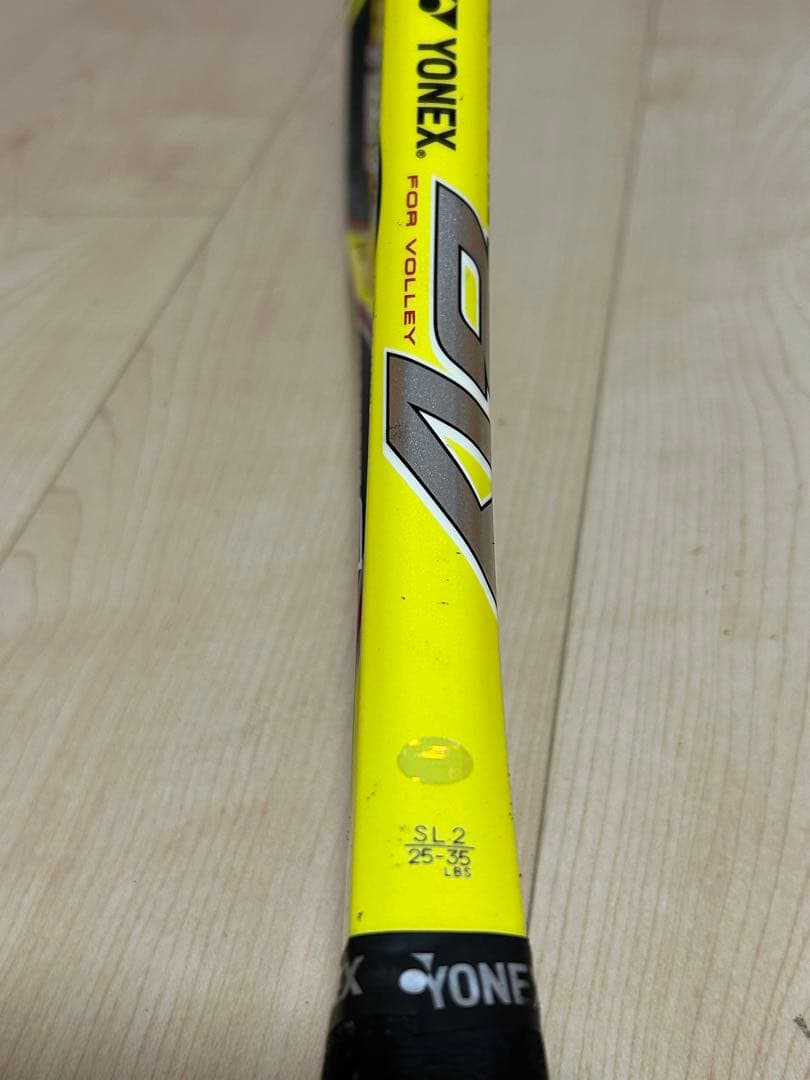 ソフトテニス　ラケット　YONEX ナノフォース8v イエロー